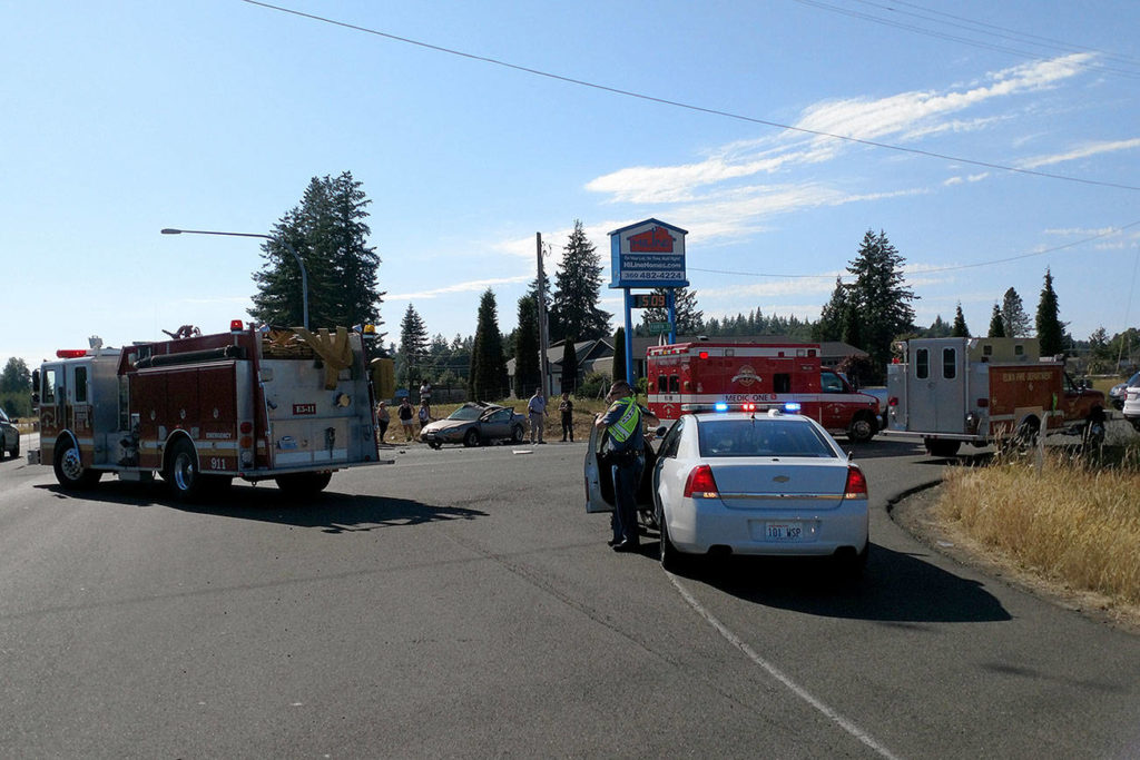 Three car crash sends two to hospital on Highway 12 at Keys Road ...