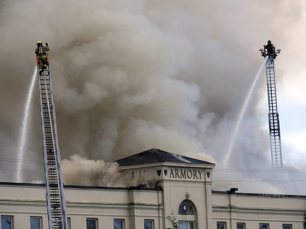 Fire consumes Aberdeen’s historic Armory Building | The Daily World