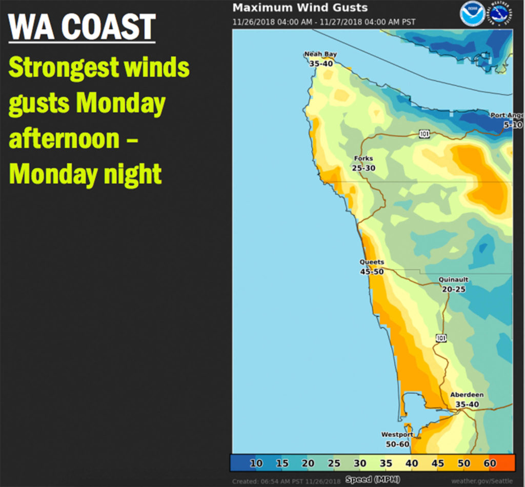 High Wind Warning issued for Washington’s coast and interior | The ...