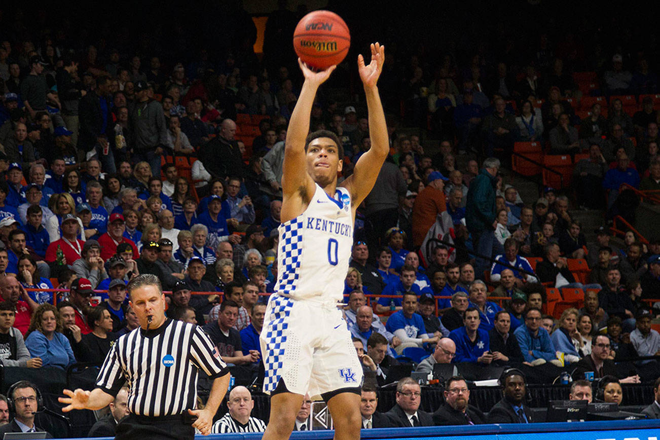 Mike Hopkins on UW Huskies point guard Quade Green: ‘He makes the game ...