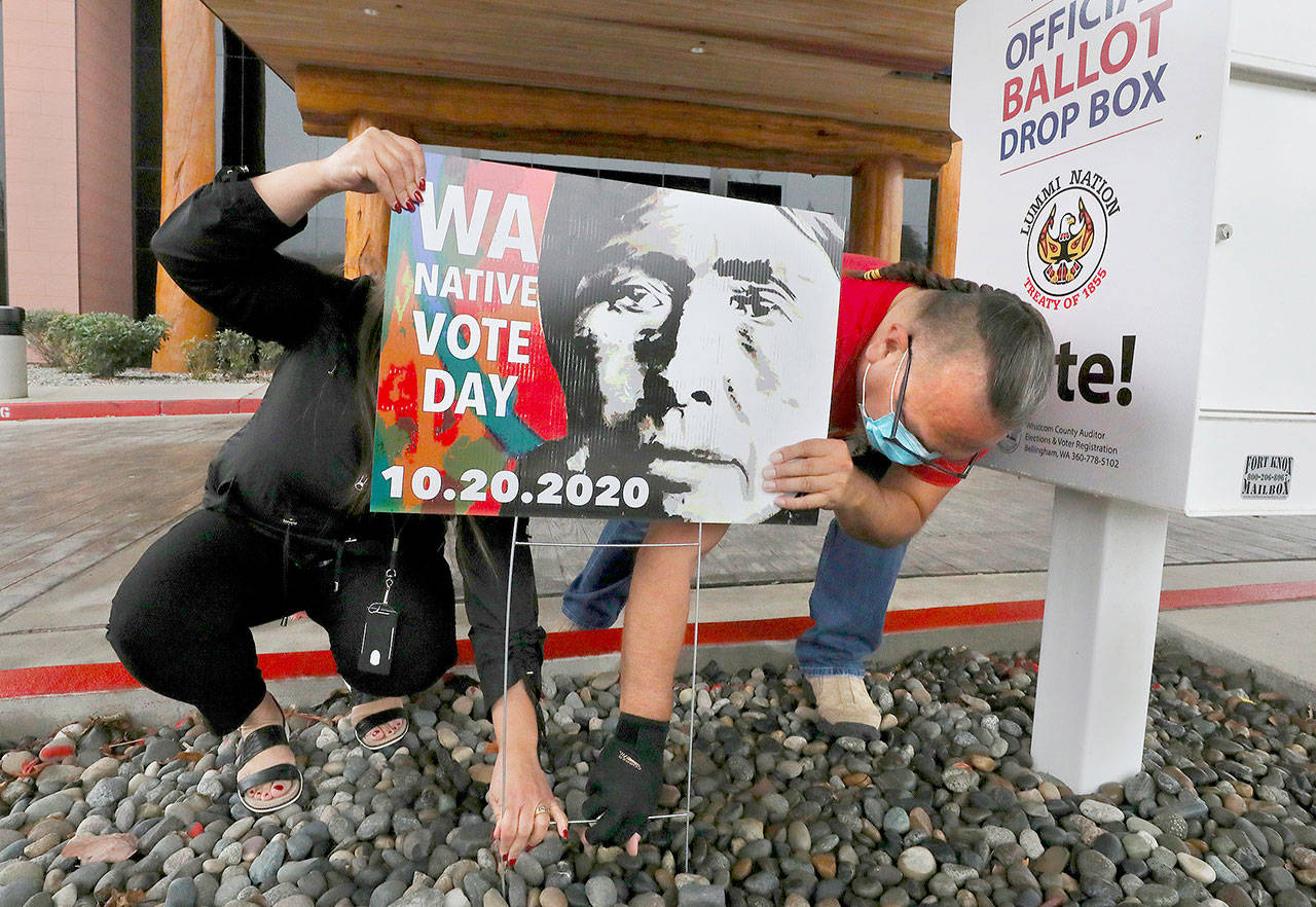Washington tribes find new energy to vote in 2020 election, pour ...