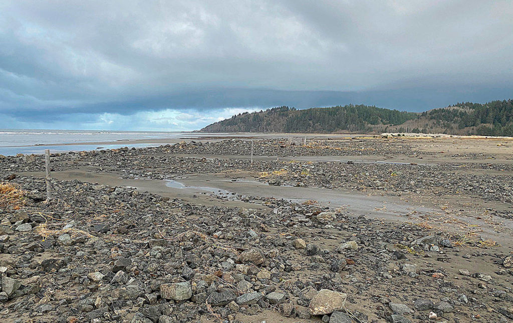 Shoalwater protective berm suffers significant damage during recent ...