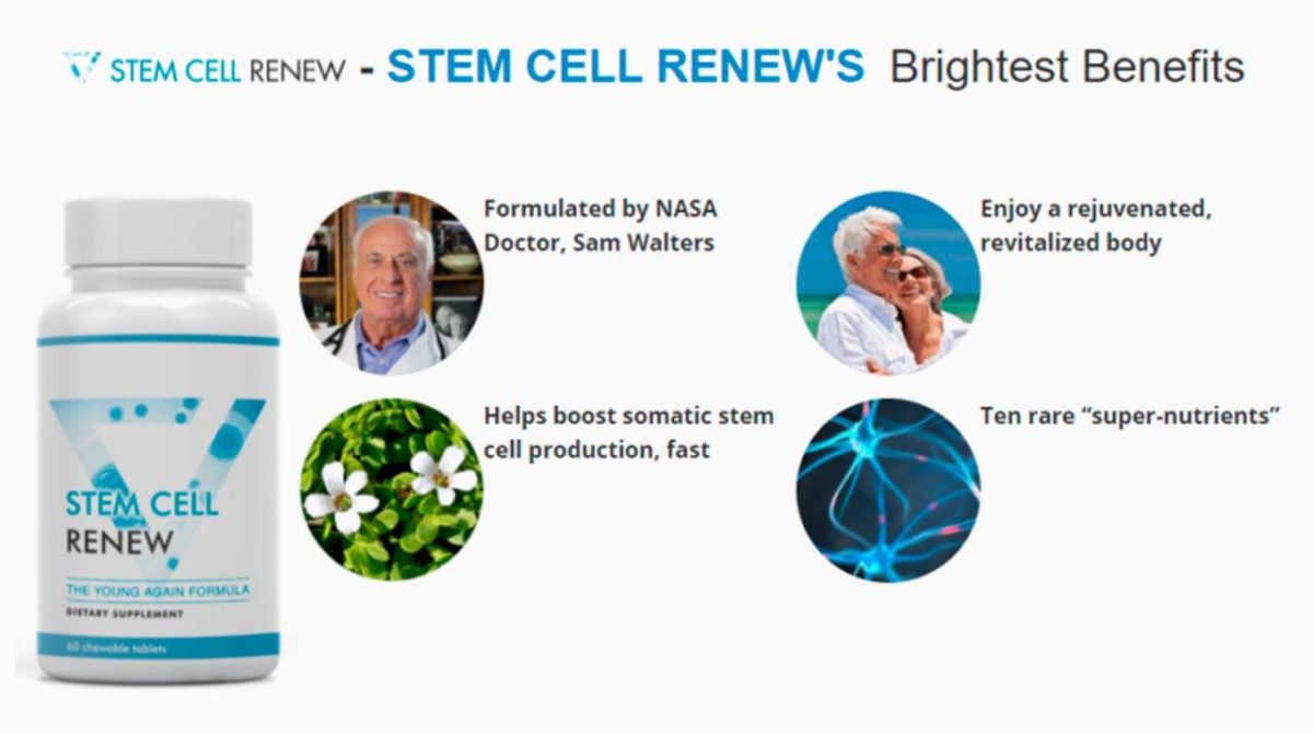 Stem Cell Renew Review (Vitality Now) Dr Sam Walters Longevity Support ...
