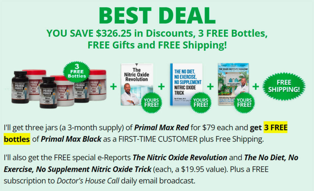 Primal Max Reviews (Al Sears MD) Does Primal Max Red & Black Work ...