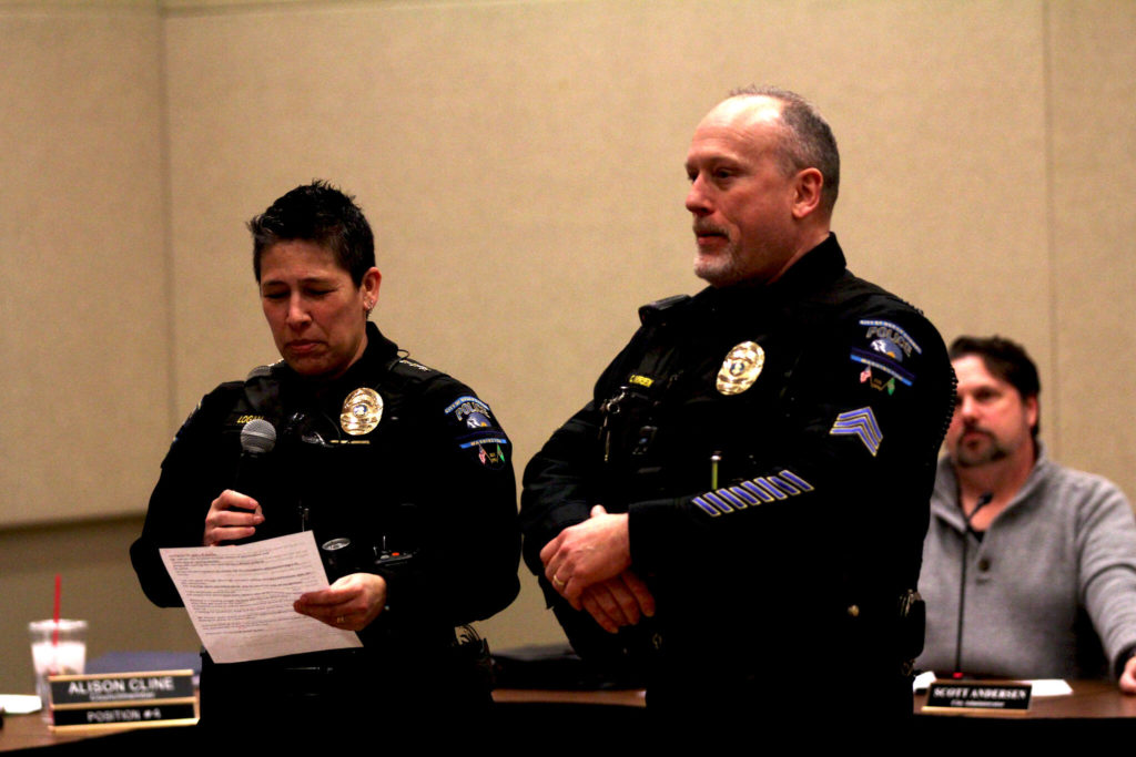 Ocean Shores welcomes, recognizes and promotes firefighters, police ...