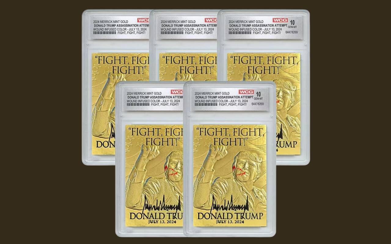 Gold Trump “Fight” Trading Card Review: Only Proud Patriots Will ...