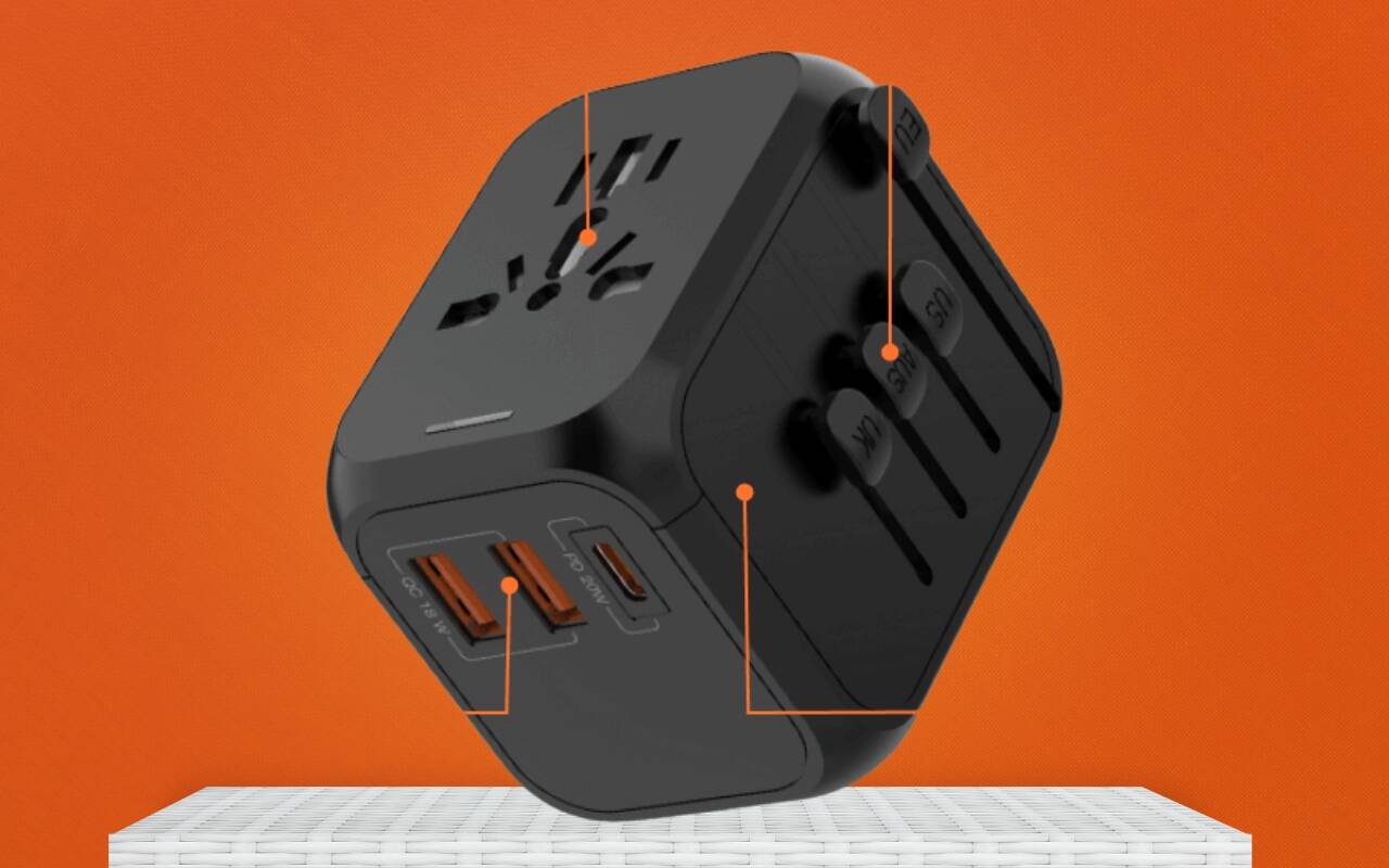 Multi Charge Travel Pro – 4-Port Universal Travel Charger – Fast ...