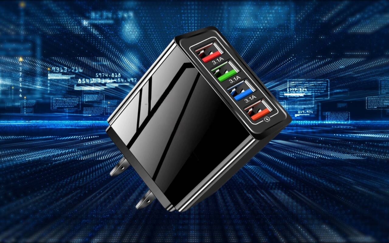 MaxCharge – Compact All-in-One USB Charger for iOS, Android, and Type-C ...