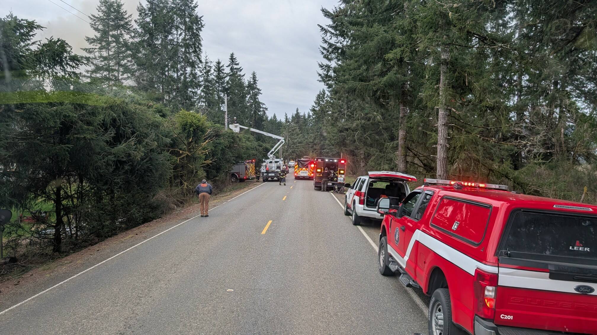 Road closure challenges response to Satsop fire on Tuesday | The Daily ...