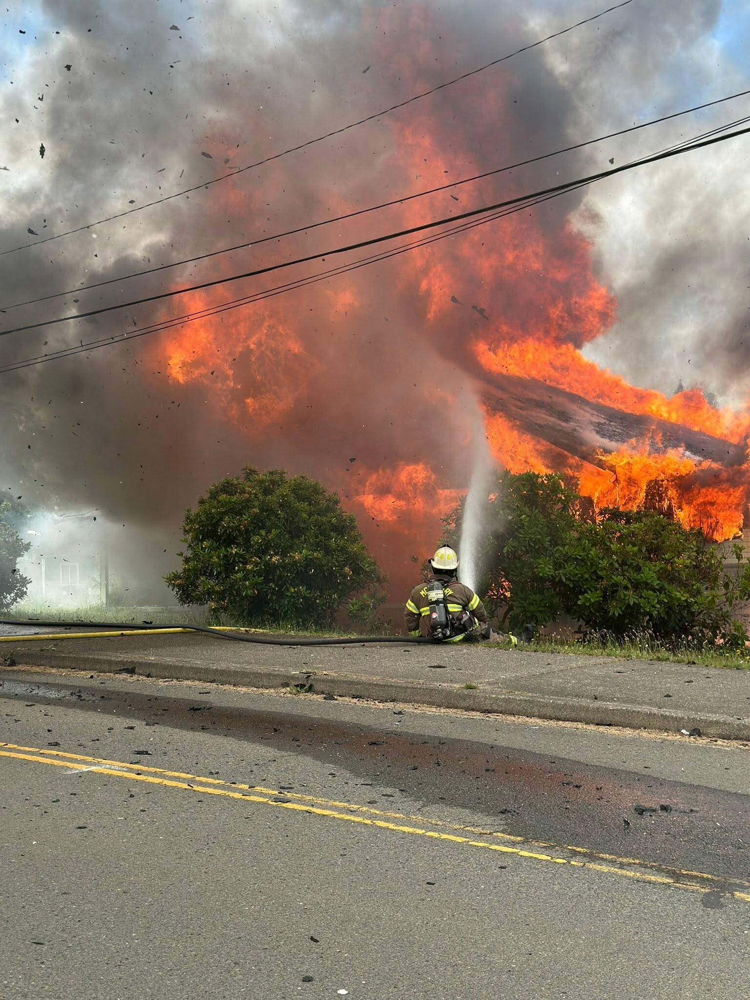 McCleary Fire Department conducts live fire training exercise | The ...